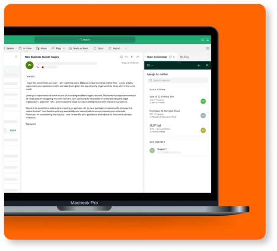 Email Management | Actionstep